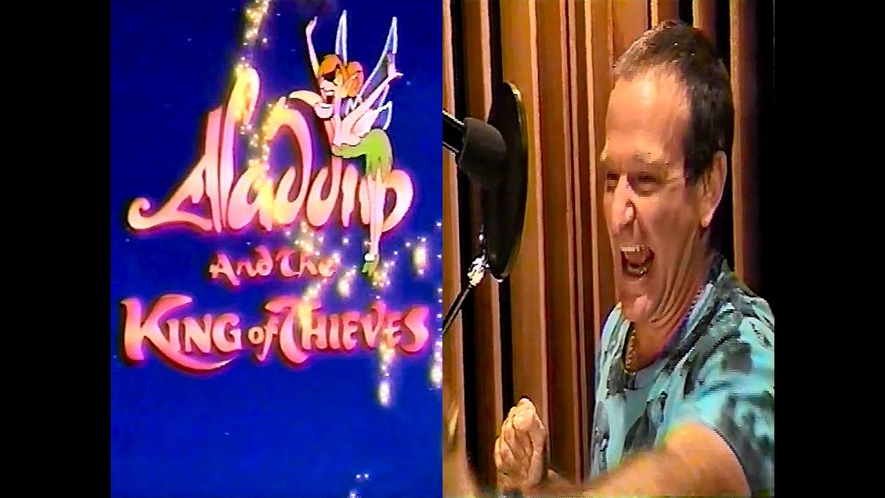 Robin Williams In The Studio 1996 | Aladdin & The King Of Thieves Promo ...