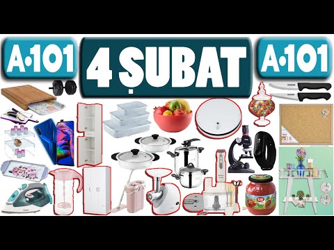 A101 4 Şubat 2021 | A101 Bu Perşembe | A101 Katalog | A101 Aktüel İndirim {Gelmesi Muhtemel Ürünler}