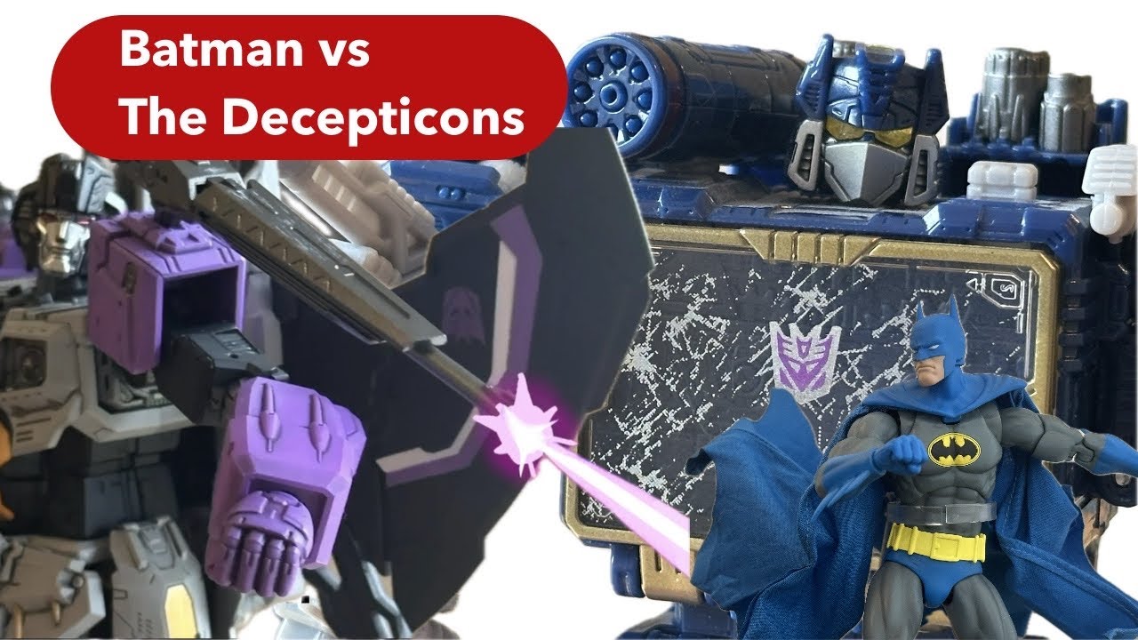 Batman vs The Decepticons - Stop Motion - YouTube