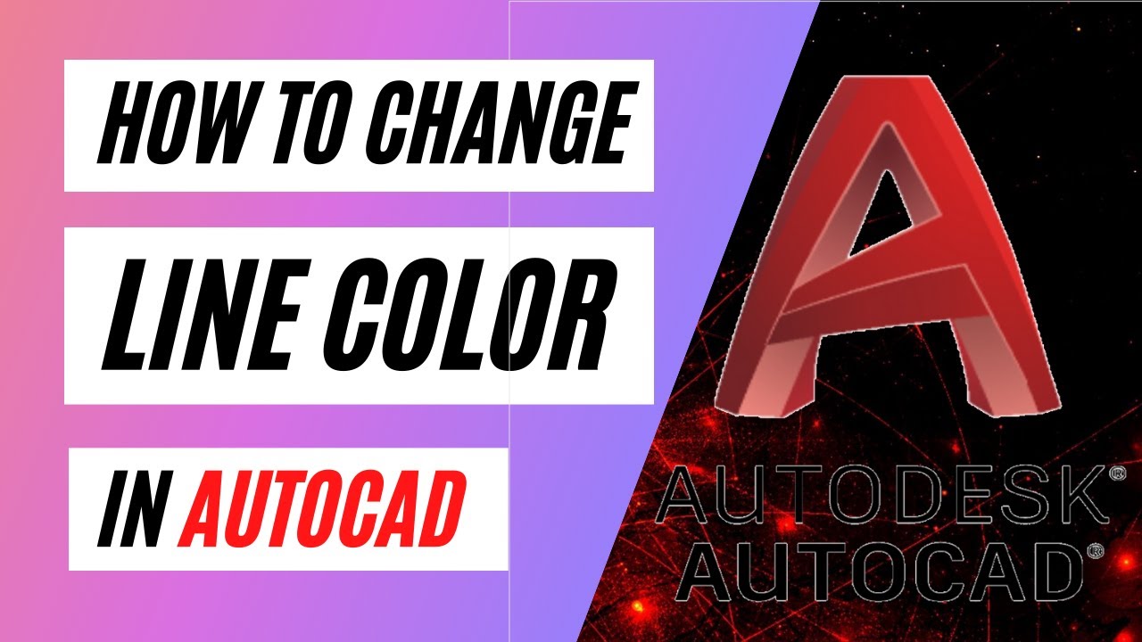 Change Line Color In AutoCAD YouTube Change Line Color In AutoCAD YouTube