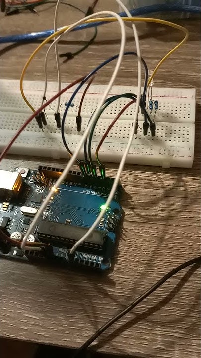 RGB LED one pixel thermistor Arduino UNO Dylan Wynne - YouTube