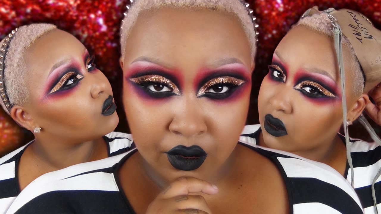 Make up look: Good Girl Gone Bad? ( Halloween?) - YouTube