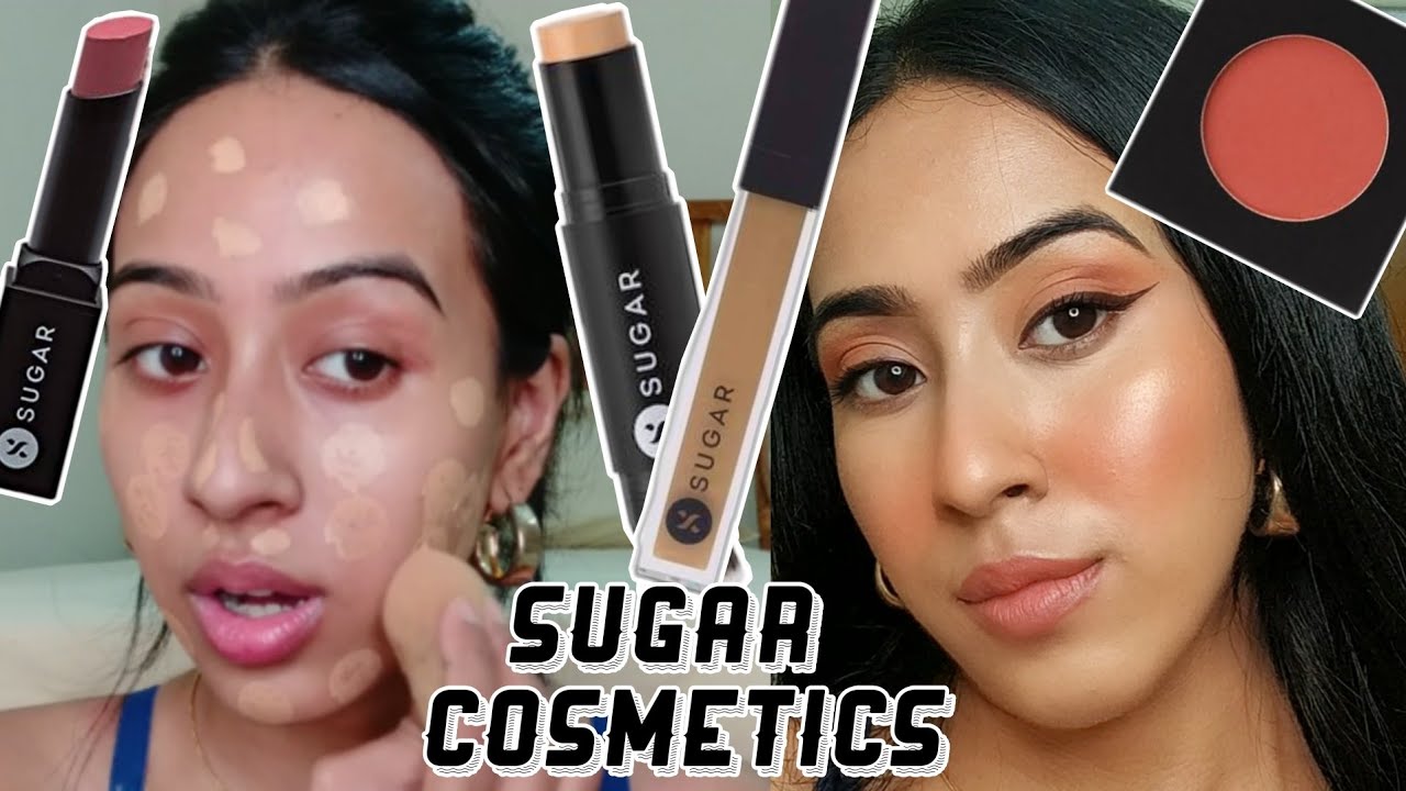 Full Face Using Sugar Cosmetics Makeup | Simple and Easy Makeup - YouTube