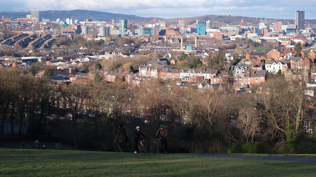 View of Sheffield from Meersbrook Park in 4K - YouTube