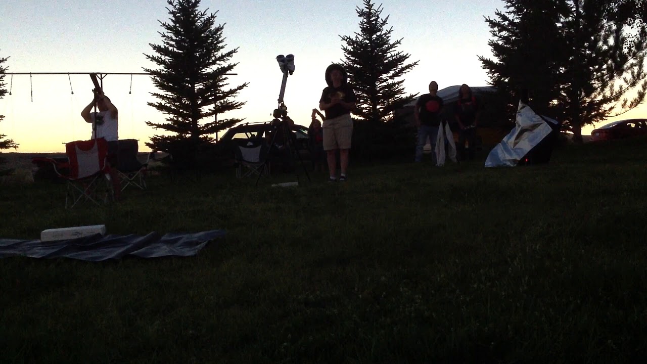 Totality at Juniper Mountain Ranch in St. Anthony, Idaho - YouTube