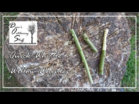 Quick Whittle: Willow Whistles - YouTube