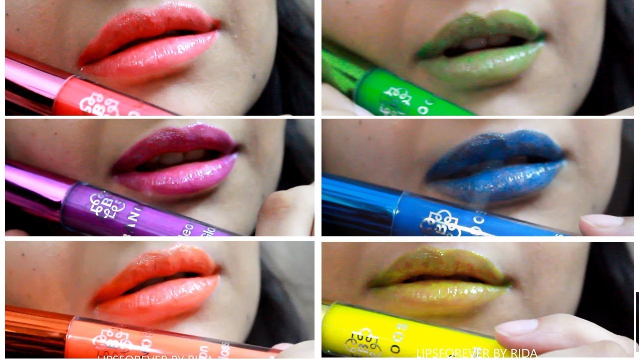 HOW TO APPLY NEON LIP GLOSS - YouTube