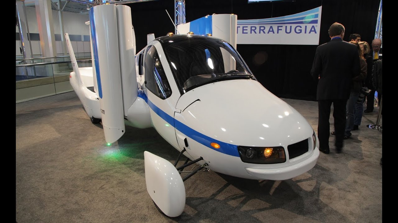 Terrafugia Transition Roadable Aircraft @ 2012 New York Auto Show - YouTube