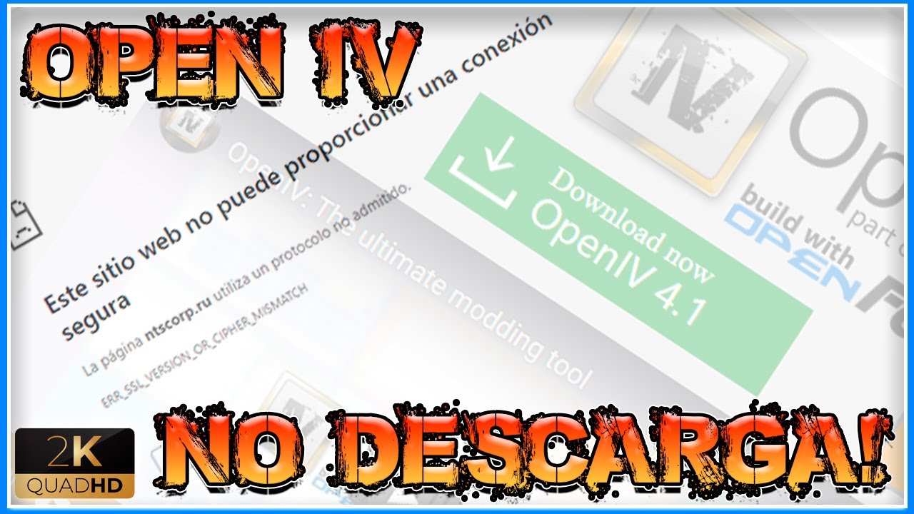 Como utilizar OPENIV si la pagina no funciona GTA V - YouTube