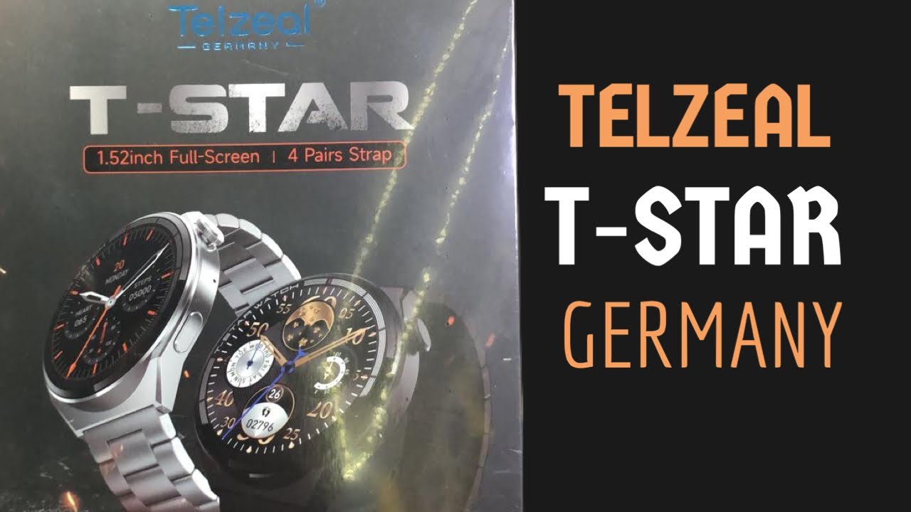 TELZEAL T-STAR ROUND SMARTWATCH | TELZEAL T STAR GERMANY SMARTWATCH ...