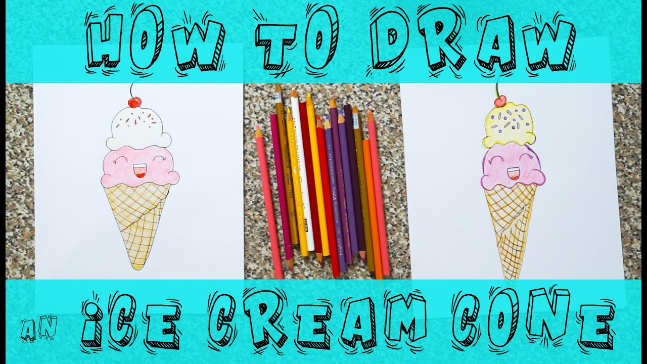 Let's Get Drawing! Ep. 15 - Ice Cream Cone - YouTube