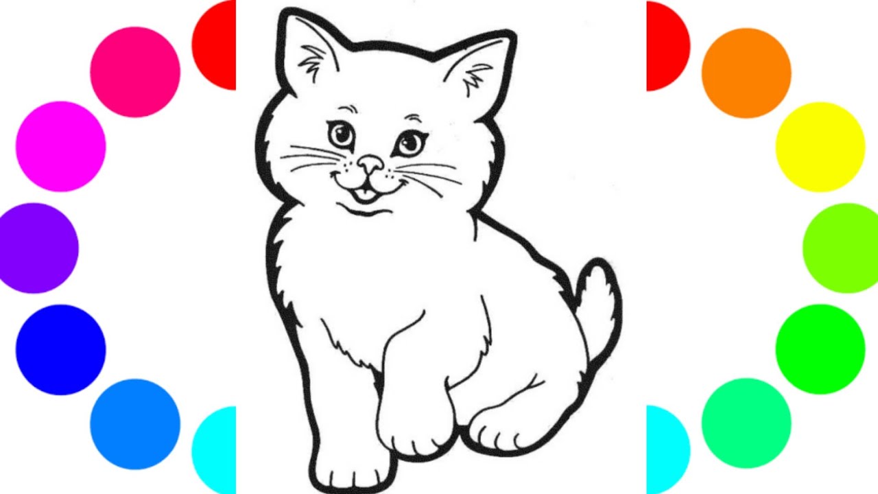 Cat Drawing - How to Draw a cat - Dibujo de gato - Cómo dibujar un gato ...