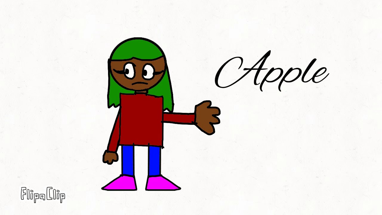 I made apple in inanimate insanity (HUMAN VERSION) - YouTube