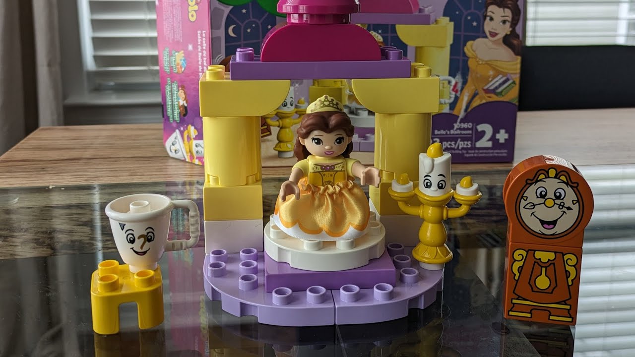 Lego Duplo 10960 Belle's Ballroom unboxing ASMR build - YouTube