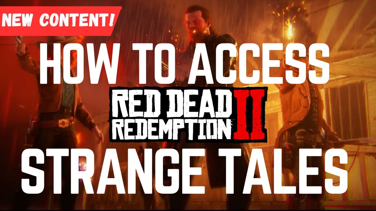 How to play new strange tales DLC red dead online - YouTube