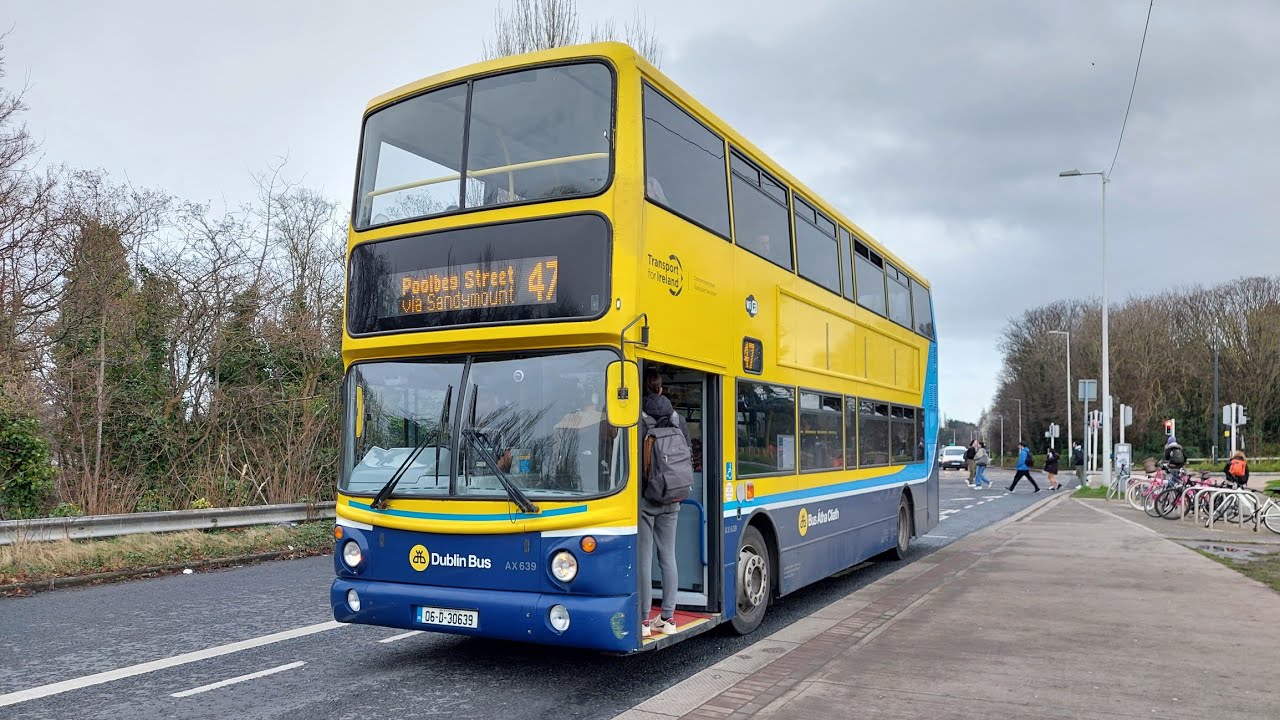 Dublin Bus AX639 - 47 to Poolbeg Street - YouTube