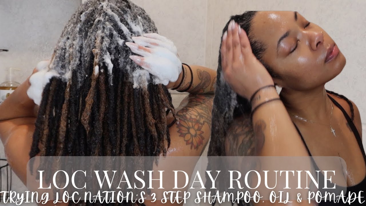 LOC WASH DAY ROUTINE | TRYING LOC NATION PRODUCTS...IS IT WORTH IT ...