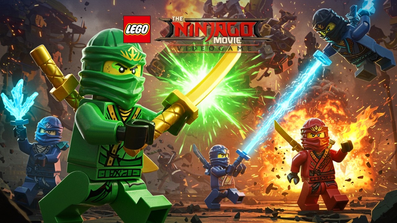 The LEGO NINJAGO Movie Video game PS5 Walkthrough Gameplay - YouTube