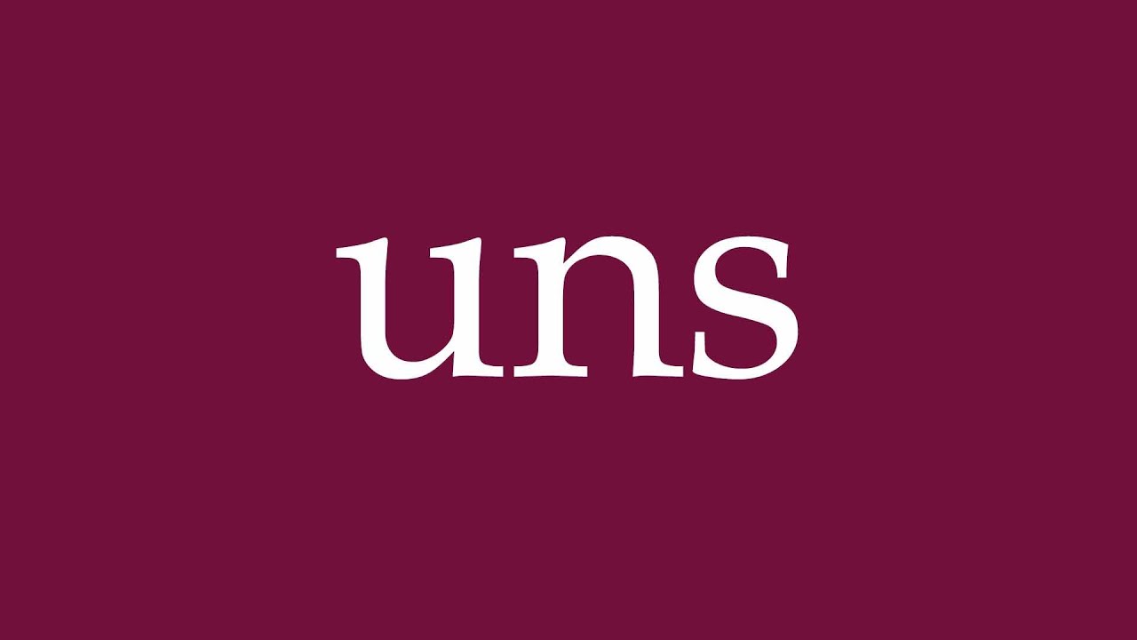 How to Pronounce ''uns'' (us) Correctly in German - YouTube