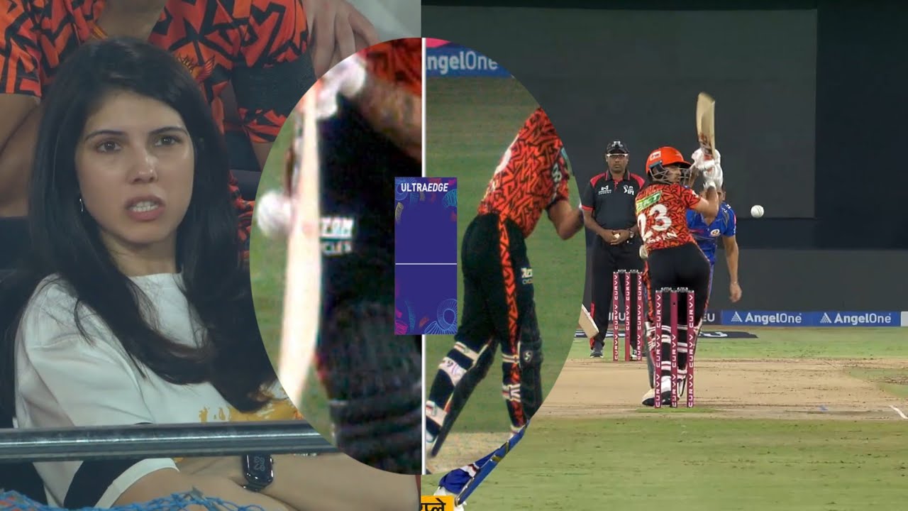 Kavya Maran's Frustrated Reaction on Ishan Kishan's Wicket Ultraedge - YouTube