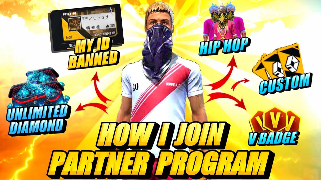 How I join Partner Program 💕 || My id Banned || Garena Free Fire - YouTube