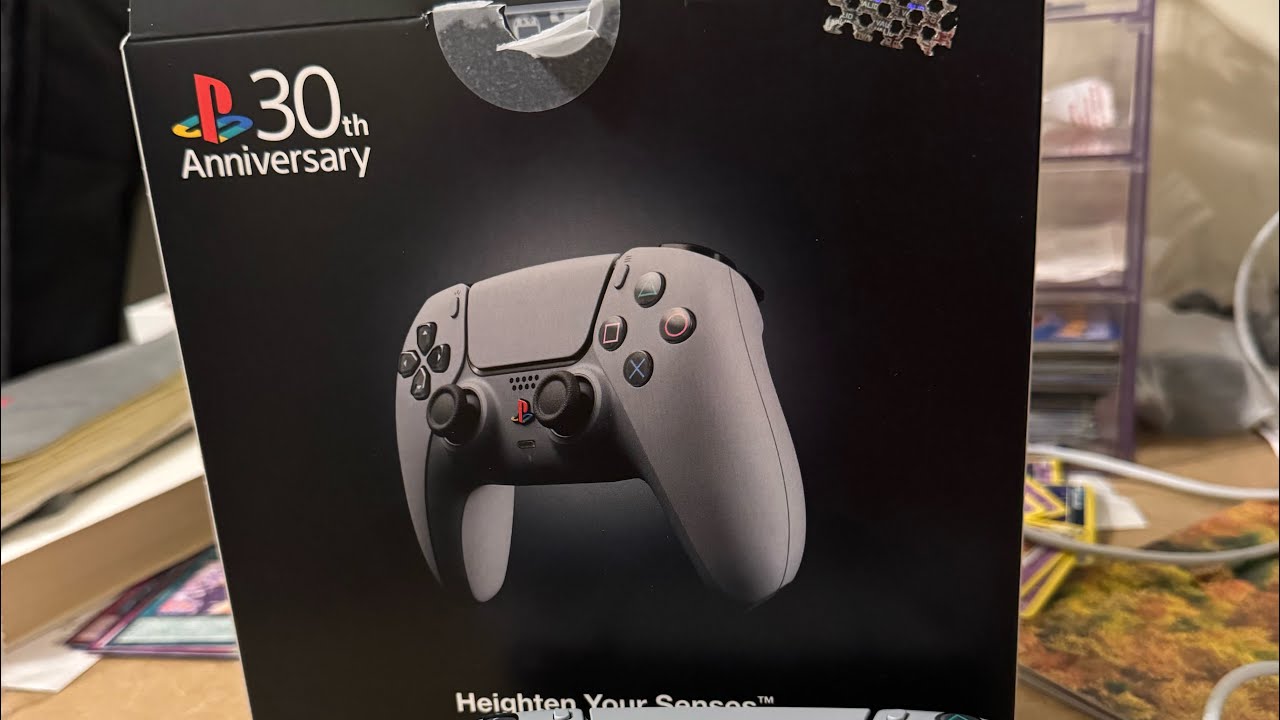 Sony PlayStation 30th Anniversary PS5 Controller Unboxing! - YouTube