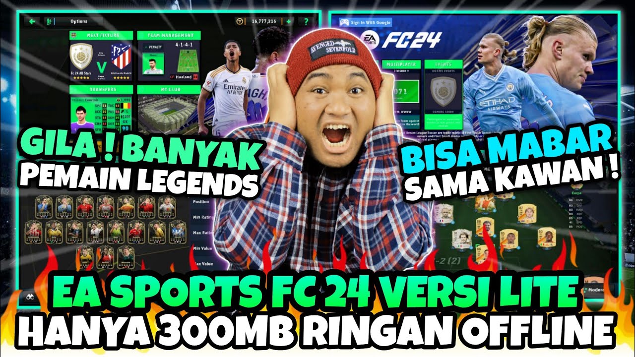 EA SPORTS FC 24 Lite 300MB Bisa Career Mode Android Offline Graphics HD ...