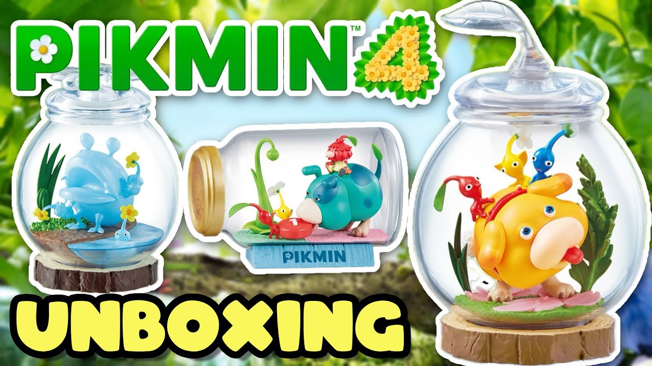 PIKMIN 4 TERRARIUMS | Re-Ment Pikmin Terrarium Collection 2 Unboxing ...