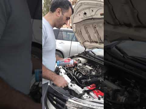 Maşının motorunun susuz yuyulması, Avtomobilin mühərrikinin susuz təmizlənməsi