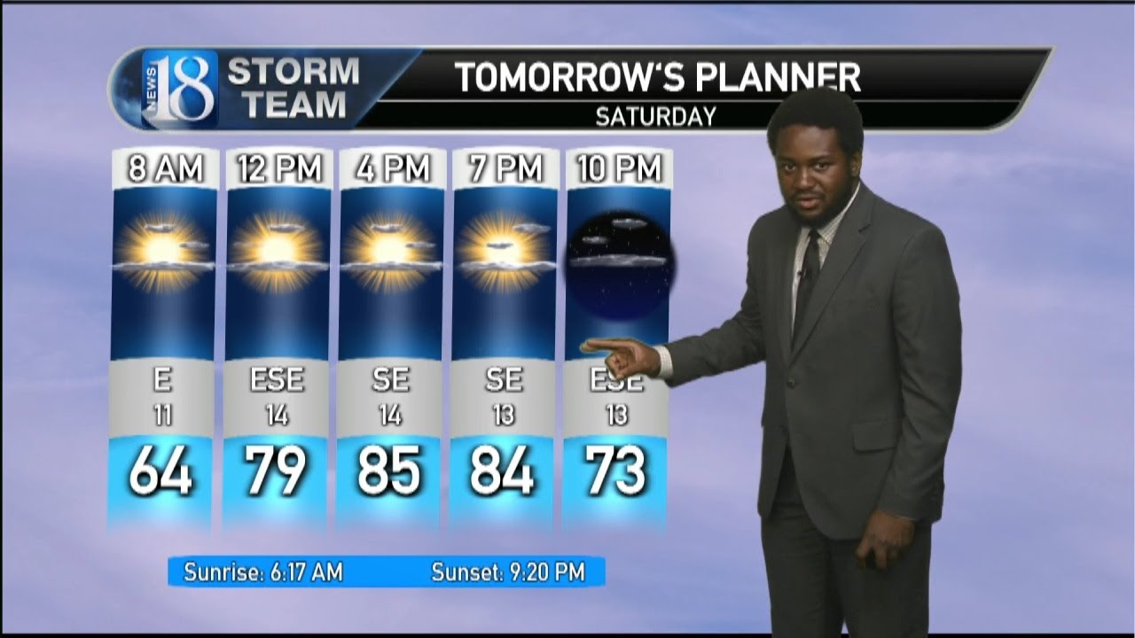 June 14, Friday 11 PM Weather Forecast - YouTube