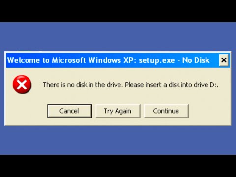 Windows 'No Disk' Errors! (1.01 - 10) - YouTube