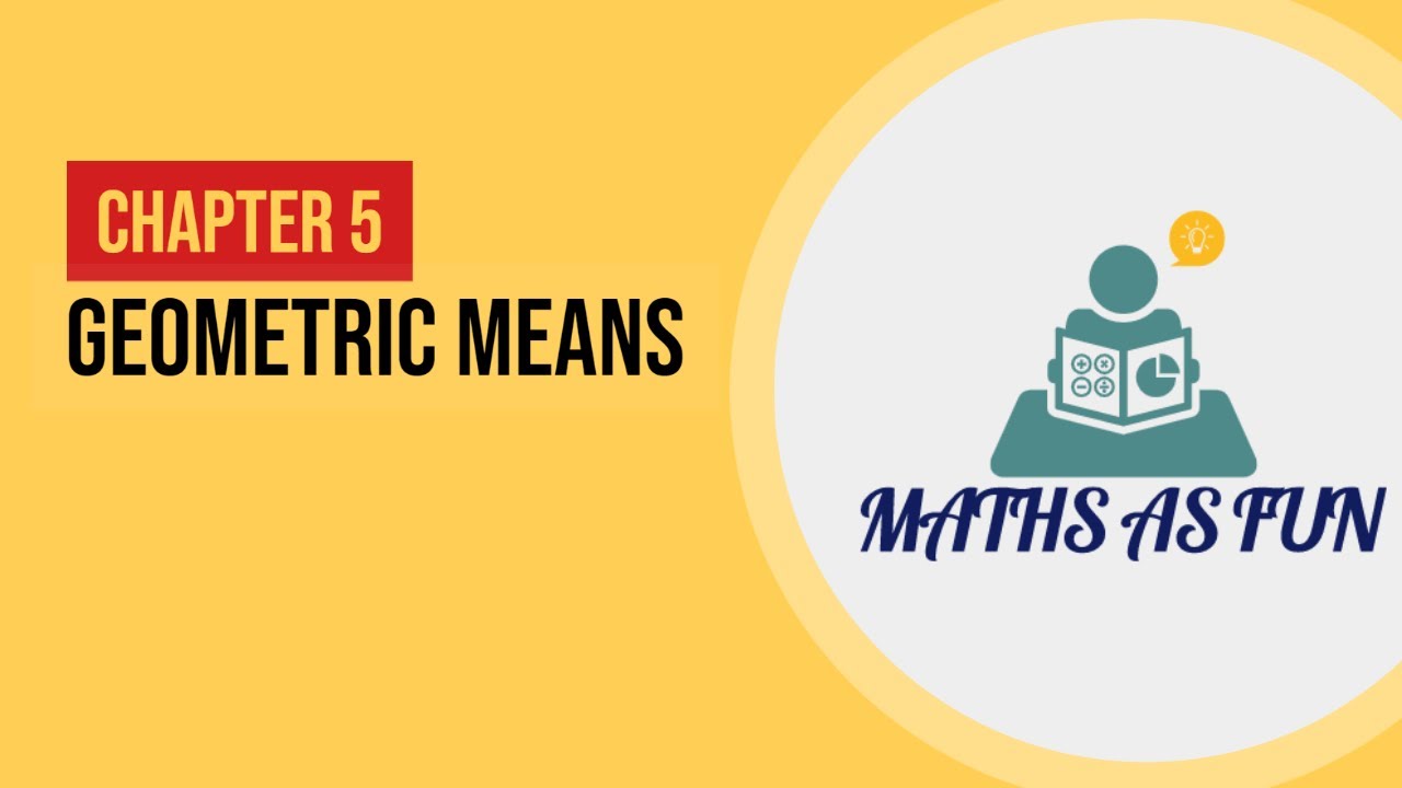 GEOMETRIC MEANS | CBSE NCERT Class 10 11 12 Maths - YouTube