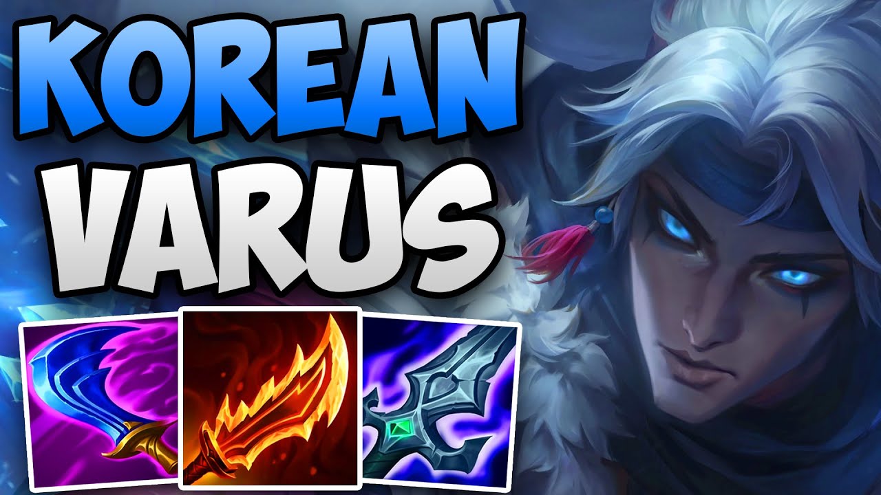 KOREAN CHALLENGER INSANE VARUS SOLO CARRY! | CHALLENGER VARUS ADC ...