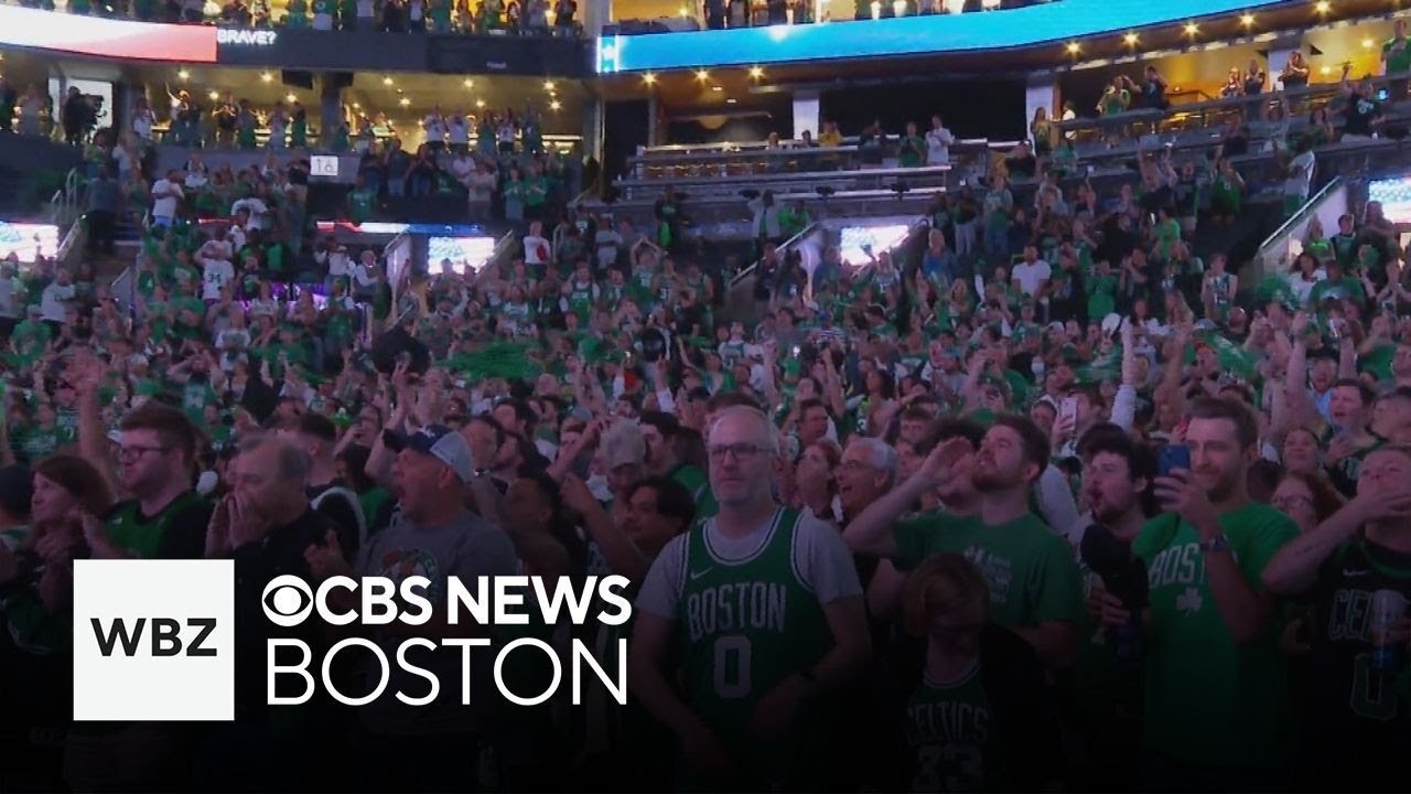 NBA Finals watch party an "amazing" experience for Celtics fans - YouTube
