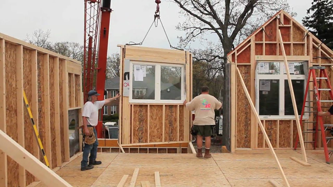 Building homes one component at a time - YouTube