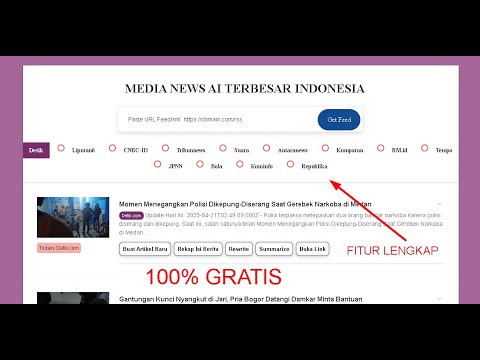 TOOLS MEDIA NEWS AI + BLOG GRATIS JAWARASPEED - YouTube