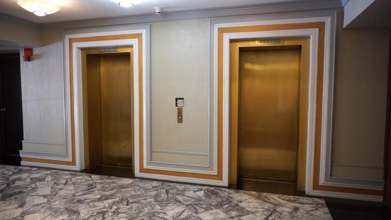 Awesome vintage OTIS traction elevators @ 14 East Washington Street ...