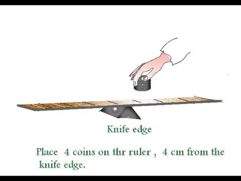 Physics Simple Machines First Class Lever - YouTube