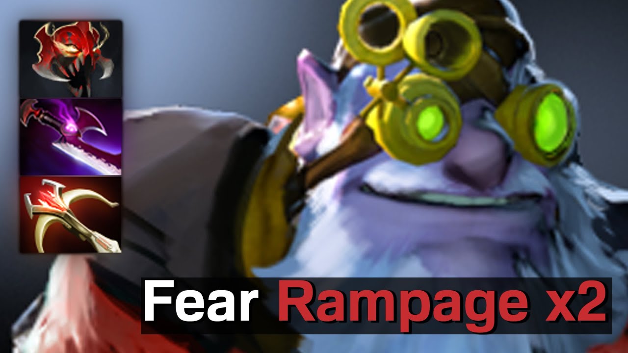 Fear Sniper Double Rampage! 7100+ Ranked Dota 2 - YouTube