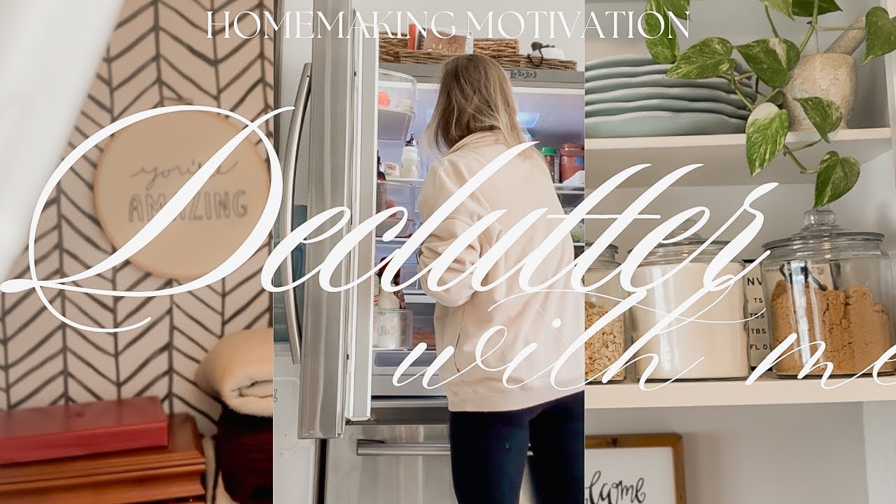 Winter Declutter and Clean with Me | Frugal Homemaking Motivation when ...