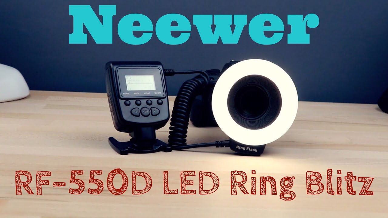 Neewer RF-550D 48 LED Ring Blitz - YouTube
