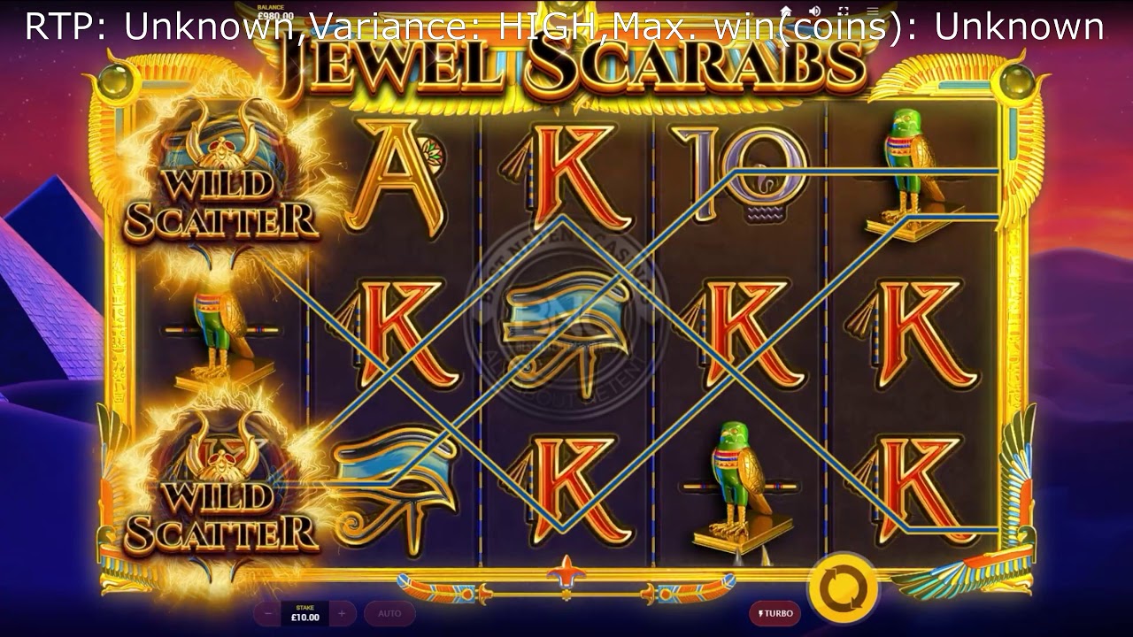 Jewel Scarabs slot by Red Tiger - YouTube