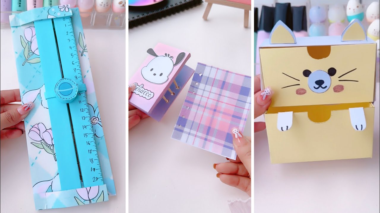 Cute paper craft idea / art and craft / how to make / paper craft ...