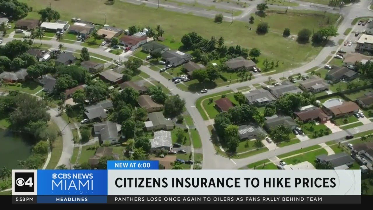 Homeowners with Citizens insurance to see premium increases - YouTube