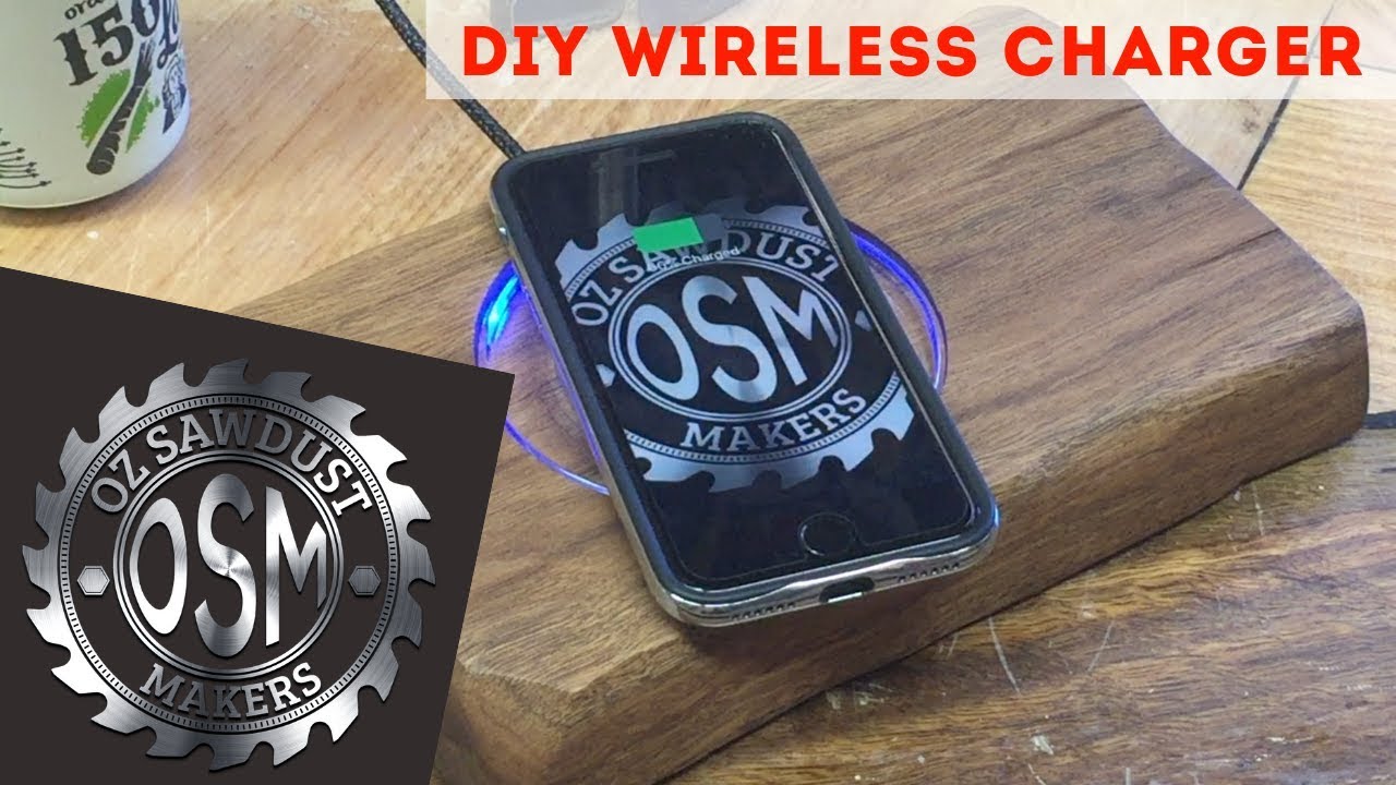 DIY Wireless Charger - Custom - Smartphone - Handmade - Qi - - YouTube