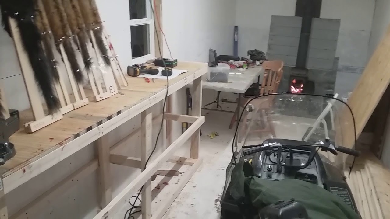 Working in the New Fur Shed - YouTube