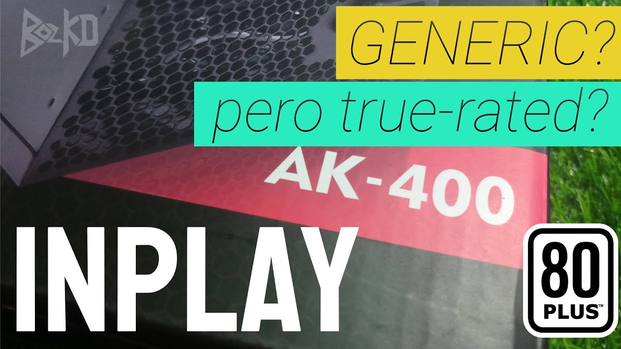 INPLAY AK-400 Power Supply PSU Unboxing - YouTube