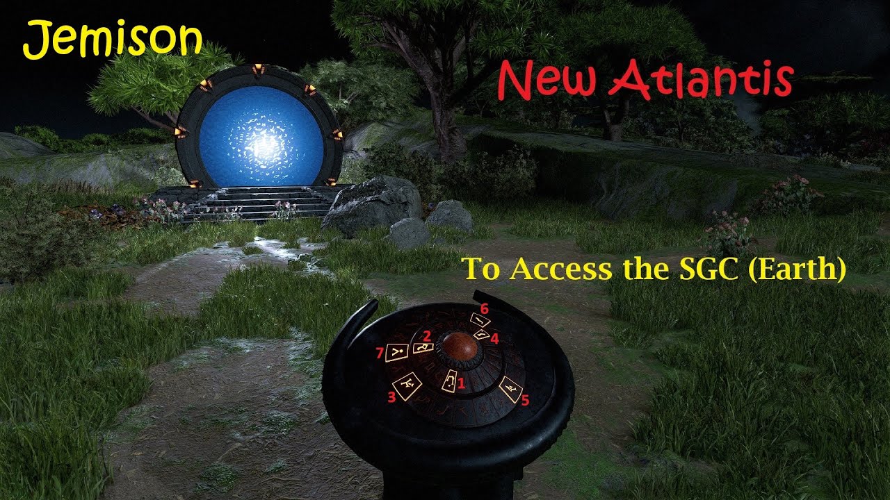 STARFIELD MOD How to Access the SGC (Earth) from New Atlantis (Jemison ...