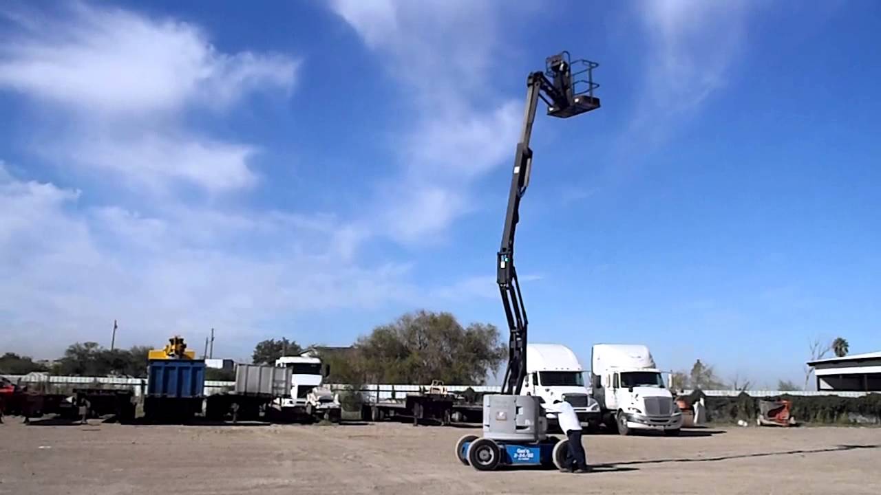 MAN LIFT GENIE Z-34/22 (GM105300) - YouTube