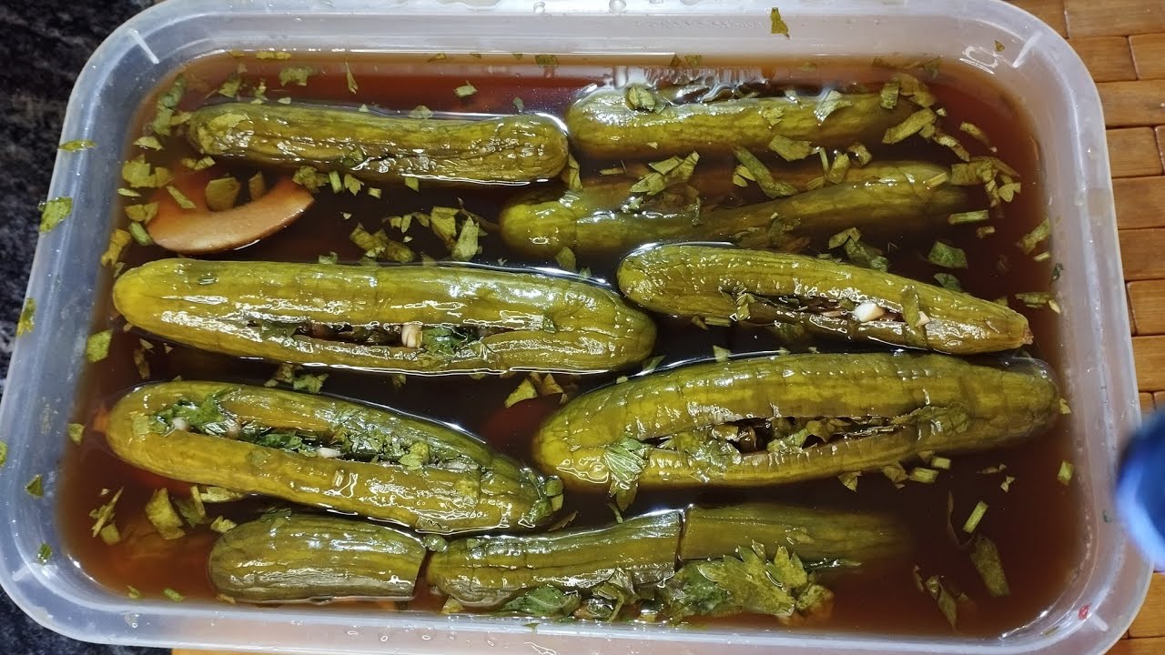 Quick Pickled Cucumber Recipe | طرشي خيار عراقي سريع مقرمش في يومين ...